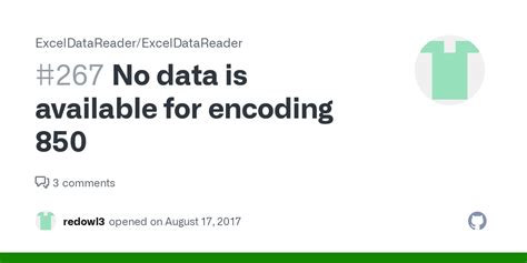 No Data Is Available For Encoding 850 · Issue 267 · Exceldatareader