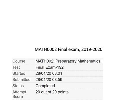 math002 final exam 2019 2020 رياضيات عامة math0002 final exam