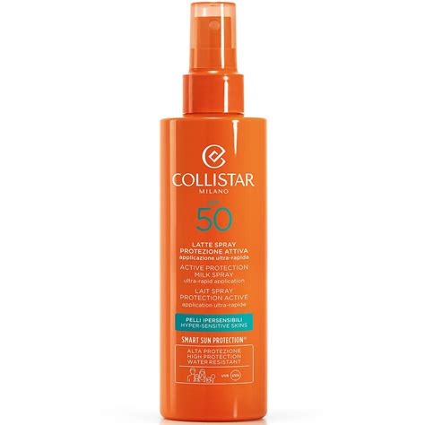 Collistar Active Protection Milk Spray Hyper-Sensitive Skins SPF 50 ...