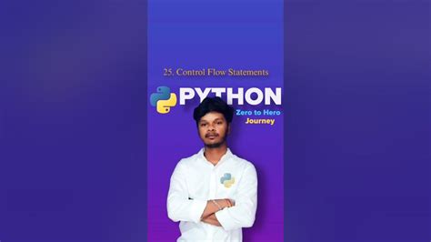 Control Flow Statements In Python 🔥 Explained In Telugu Codewithbala Shorts Python