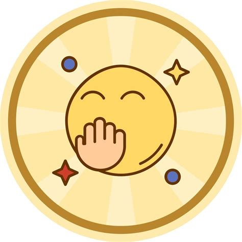 Blush Comic Circle Icon 38275163 Vector Art At Vecteezy