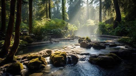 Spring Water Temperature Stock Illustration Illustration Of Soothing