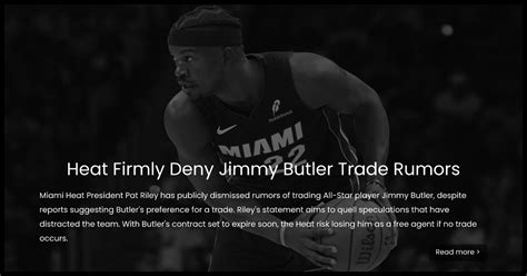 Heat Firmly Deny Jimmy Butler Trade Rumors Trendyso