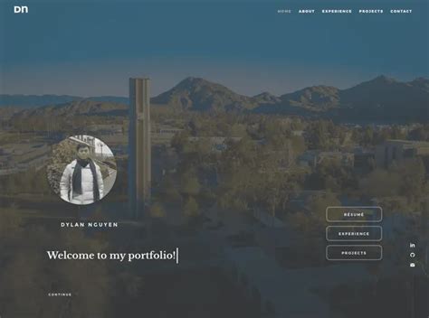 Responsive Portfolio By Thedigitalchief A React Template Built At Lightspeed