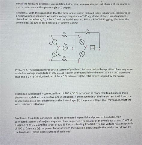 Solved For all the following problems, unless defined | Chegg.com