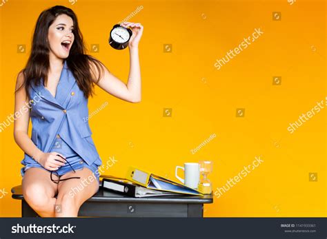 Sexual Secretary Office Style Beautiful Babe Stock Photo 1141933361 Shutterstock