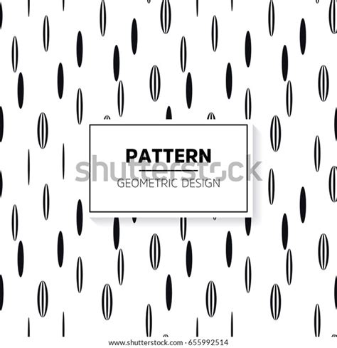 Monochrome Abstract Striped Texture Seamless Pattern Stock Vector Royalty Free 655992514