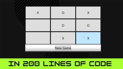 Andrew Lethcoe On Linkedin How To Write Tic Tac Toe In Net Wpf In Under 200 Lines Of Code
