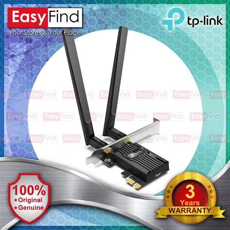 TP Link Archer TX E AX WiFi Bluetooth PCIe Wireless Adapter PCI E Wi Fi Card Shopee
