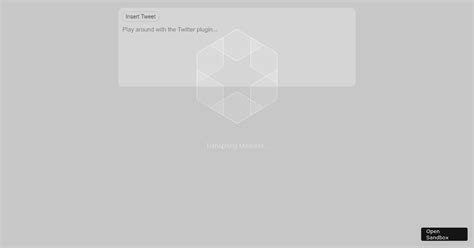 lexical twitter plugin example codesandbox