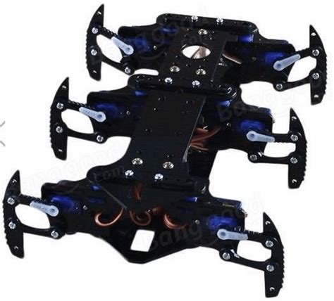Diy Six Feet Robot 6 Legged 6dof Hexapod4 Spider Robot With Servo Download Scientific Diagram