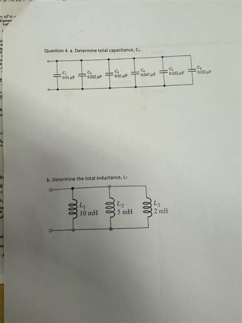 Solved Question 4. a. Determine total capacitance, CT. b. | Chegg.com