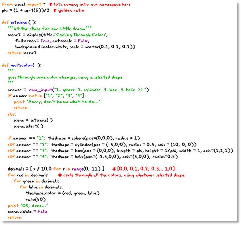 Spatial Geometry And Color