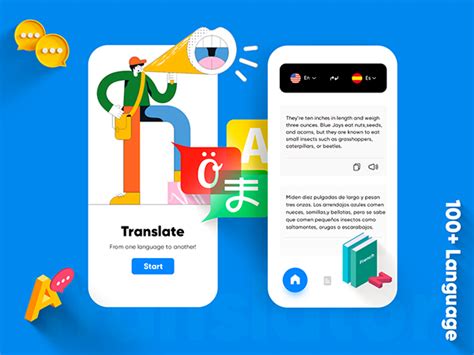 Voice Translator App UI On Behance