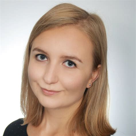 Martyna Baranek GrabiŃska Phd Student Master Of Science Adam