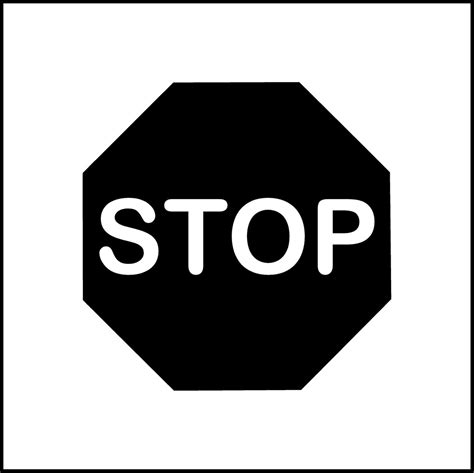 stop sign octagon vinyl decal sticker for laptop car truck rv motorhome windows etsy