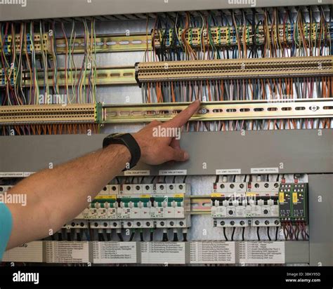 Electric Fuse Box And Rcd Devices Safety In Electricity And Power Supply Electric Fuse Box And