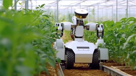 premium photo robotic weeding harvesting a fully automated organic