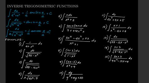 SOLUTION Inverse Trigonometric Functions Studypool