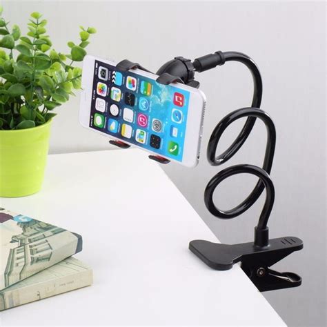 Universal Long Arm Lazy Flexible Bed Desk Table Phone Holder Clip