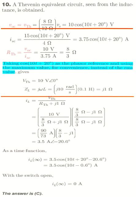 Circuit Analysis Steady State Inductance Current Electrical