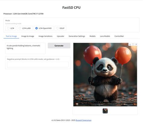 Fastsdcpu Release With Sana Sprint Cpu Support Rupesh Sreeraman