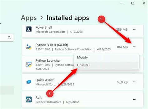 windows pc에서 python을 완전히 제거하는 방법
