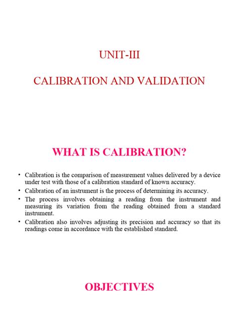 Unit Iii Pdf Verification And Validation Detection Limit