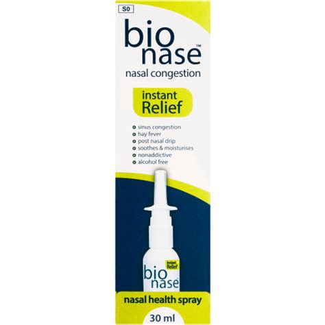 Bionase Nasal Health Spray 30ml - Clicks