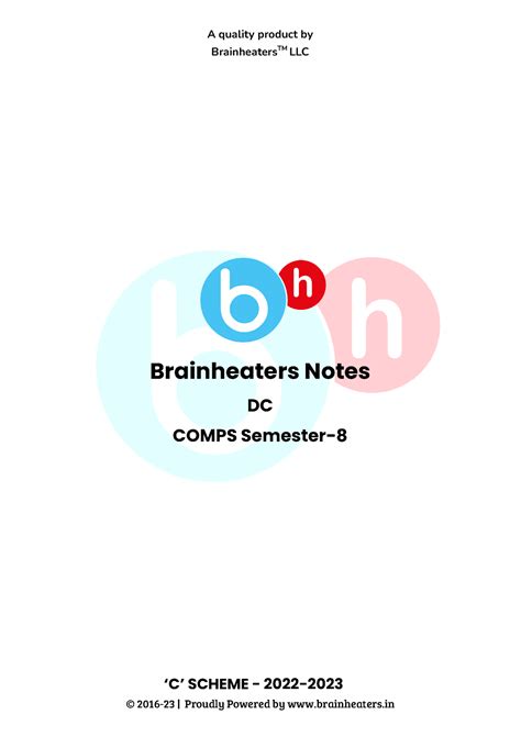 dc notes sem8 comps bw a quality product by brainheaterstm llc