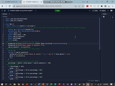 Codsoft Internship How To Calculate Marks In Multiple Subjects Hassan T Posted On The Topic