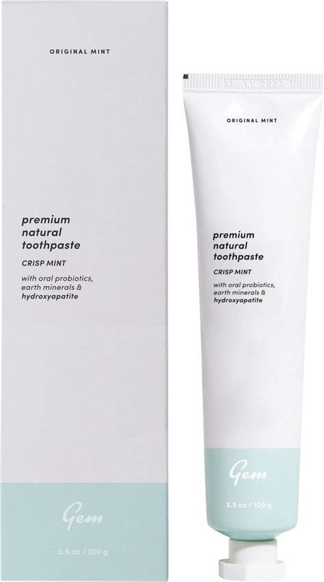 Gem Toothpaste Premium Natural Original Mint 100g The Supplement Shop