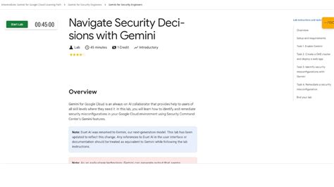 Qwiklabs Navigate Security Dicisions With Gemini Youtube