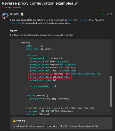 Cant Access Through Nginx Proxy Server Networking Octoprint