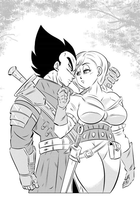 Bulma and Vegeta x Witcher by Saiyan13 on DeviantArt