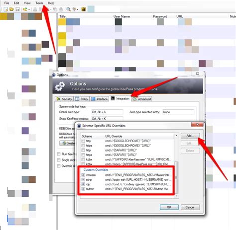 KeePass Autologin Integration Telegraph
