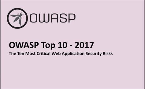 OWASP Top Ten Of 2017 Explained And Expanded Thoughtful Code