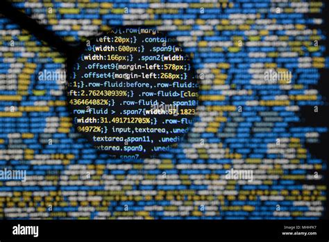 Real Css Code Developing Screen Programing Workflow Abstract Algorithm