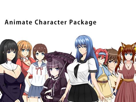 2d Animate Character Package1 2d Characters Unity Asset Store