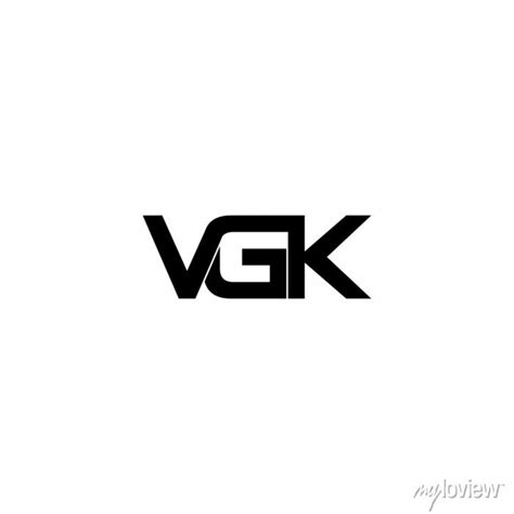 Vgk Letter Original Monogram Logo Design Posters For The Wall • Posters