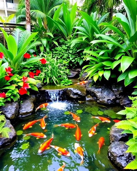 15 Koi Pond Ideas With Waterfall For Zen Gardens