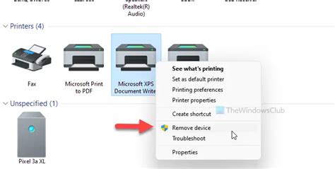 How To Remove Microsoft XPS Document Writer Printer In Windows