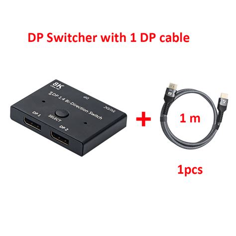 Displayport Switch Dp 1 4 Bi Direction Switcher 8k Grandado