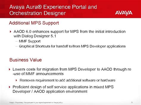 Avaya Aura Orchestration Designer 6 0 Knowledge Transfer