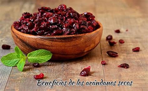 Los Beneficios De Los Poductos Con Base De Arándanos Secos