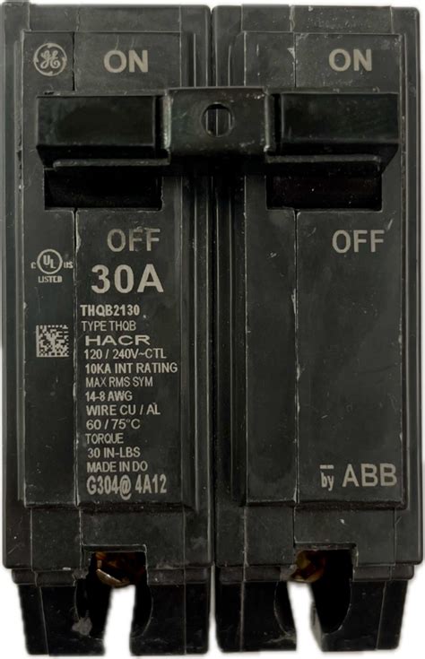 Thqb 2130 Interruptor Atornillable 2p 30a Ge Emalag