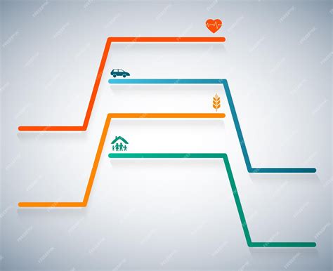 디자인 요소 루프 스타일 배경 비즈니스 프리젠테이션 템플릿 벡터 그림 Eps 10 차트 프로세스 서비스 산업 인포그래픽 배너 웹