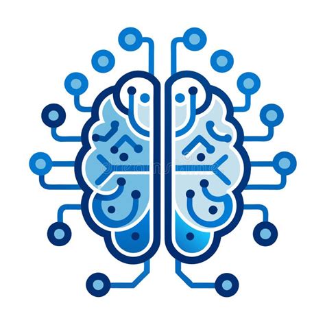Digital Brain With Connections Artificial Intelligence Machine