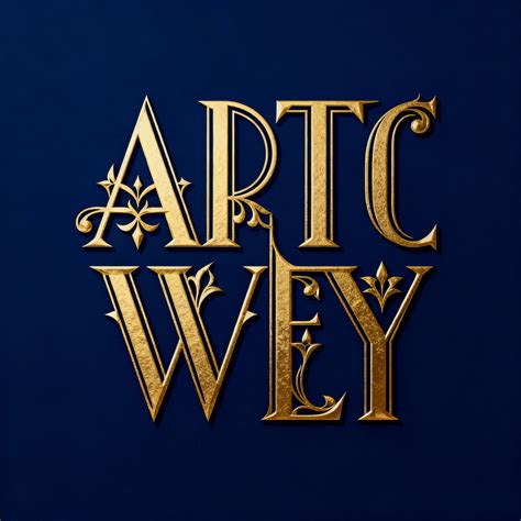 Art Deco Typography Ai Generated Designs