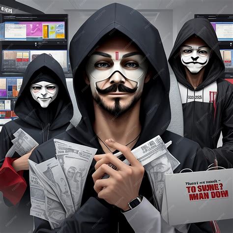 Premium Photo Photo Digital Crime By An Anonymous Hacker